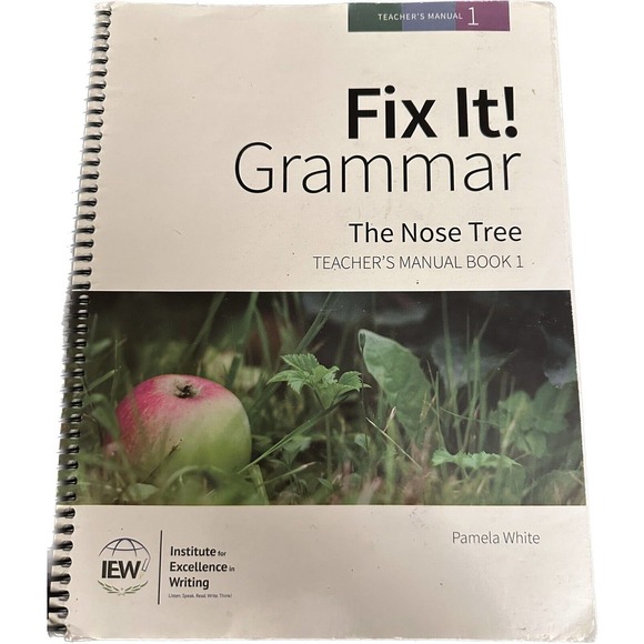 Other | Iew Fix It Grammar The Nose Tree Teachers Manual Book 1 3rd ...
